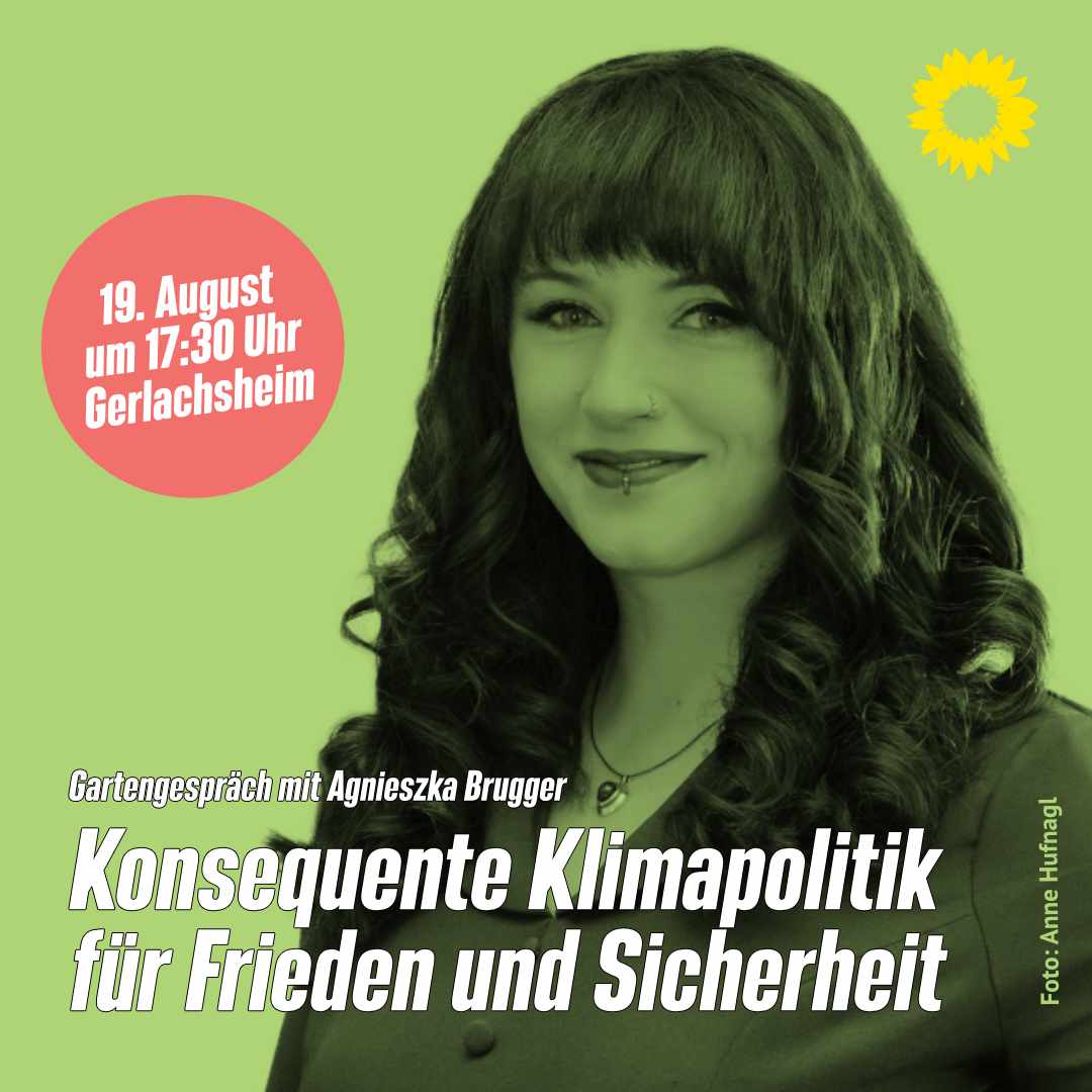 Gartengespräch mit MdB Agnieszka Brugger | Bündnis 90 / Die Grünen